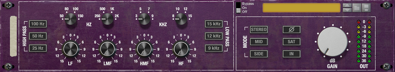 British Equalizer model A | Classic British EQ | Shop | Reason Studios