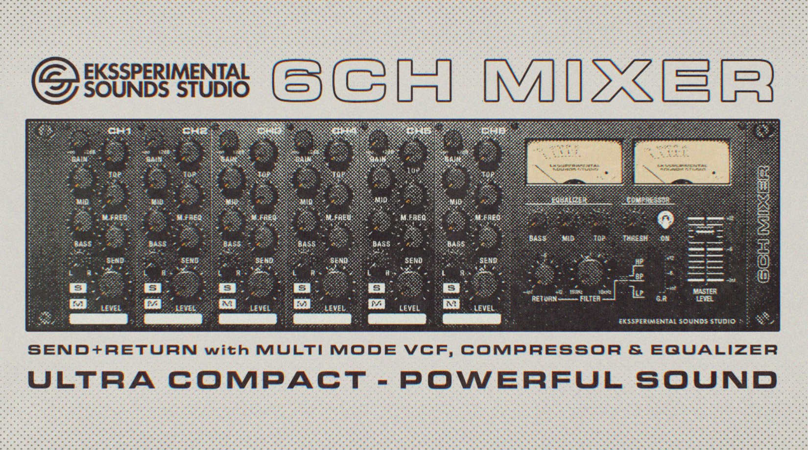 6 Channel Mixer | 6ch Rack Mixer | Shop | Reason Studios