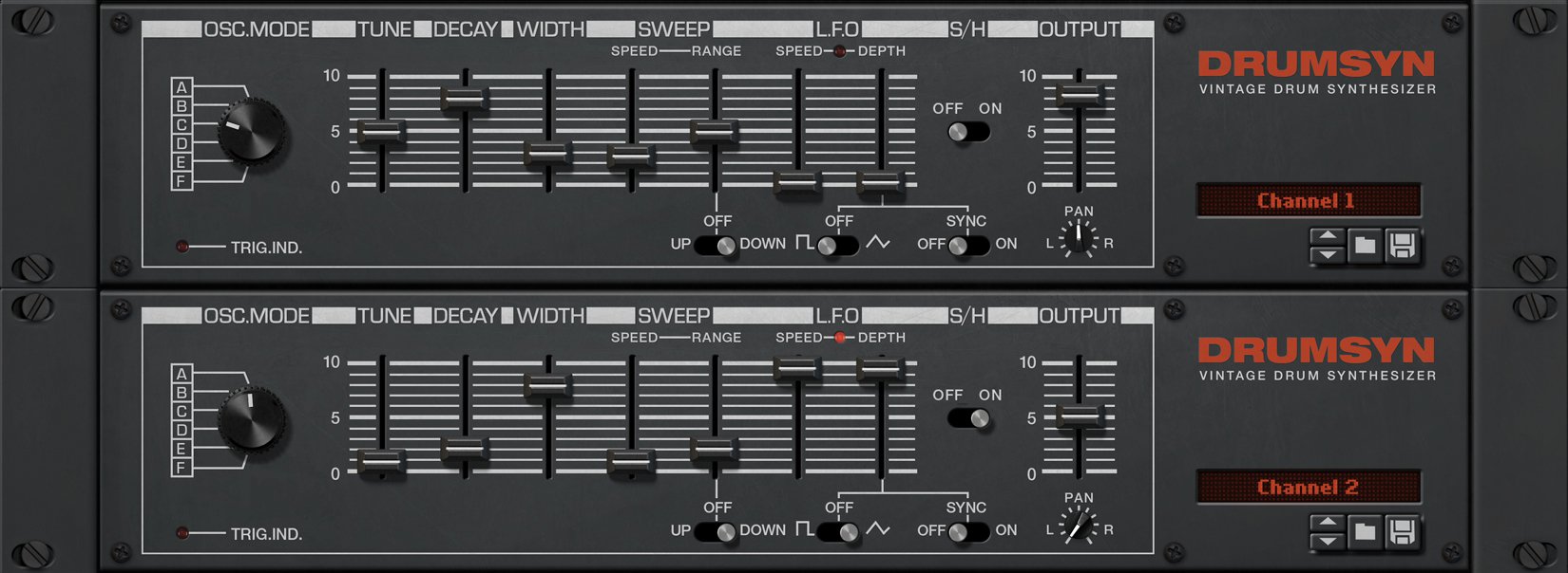 DRUMSYN Drum Synthesizer | Vintage Drum Synth | Shop | Reason Studios